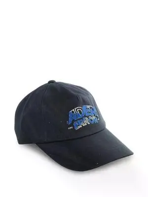 ADER ERROR Logo-print Cap - Blue
