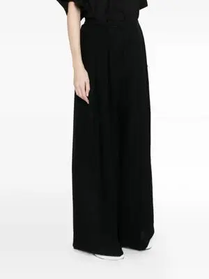 ELEH Wide-leg Trousers - Black