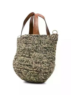 IBELIV Top-handle Raffia Tote - Neutrals