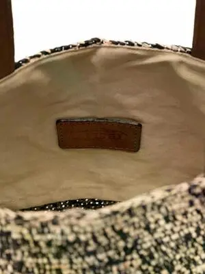 IBELIV Top-handle Raffia Tote - Neutrals