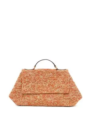 IBELIV Lahady Raffia Tote - Orange