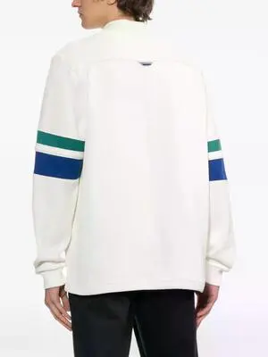 Fred Perry Logo-embroidered Long-sleeve Polo Shirt