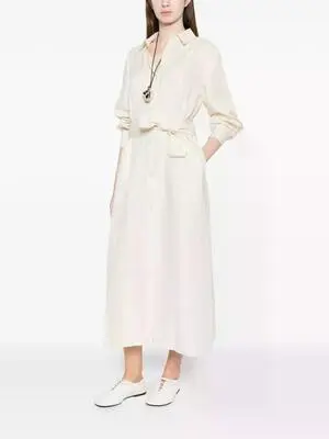 Woolrich Tie-waist Chemisier Dress - Neutrals