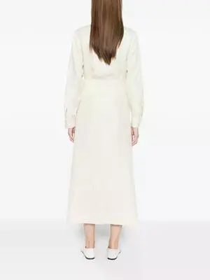 Woolrich Tie-waist Chemisier Dress - Neutrals