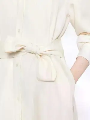 Woolrich Tie-waist Chemisier Dress - Neutrals