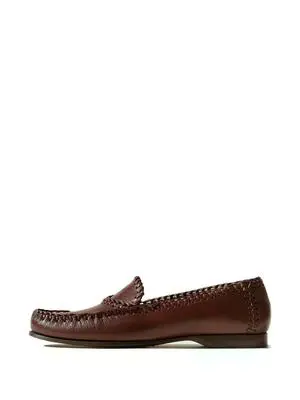 Hereu Sastre Supple Leather Loafers - Brown