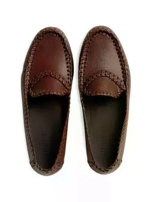 Hereu Sastre Supple Leather Loafers - Brown