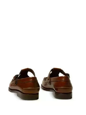 Hereu Alber T-bar Loafers - Brown