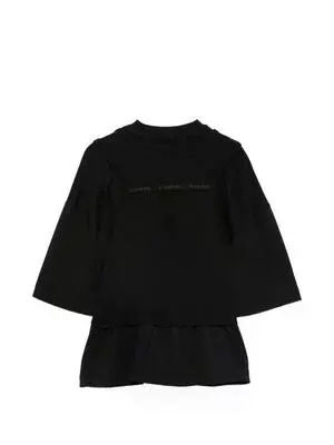 ALAINPAUL Crew-neck Peplum T-shirt