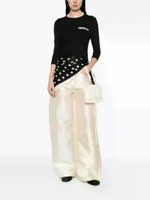 Simone Rocha Embellished Top - Black
