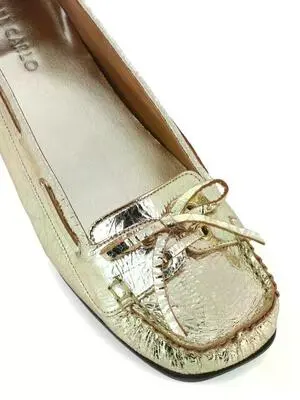 DEL CARLO Leather Loafers