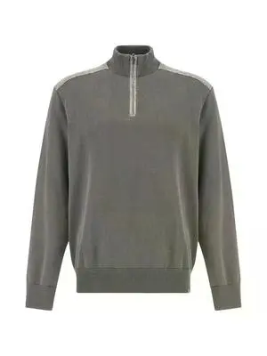 Paul & Shark Half-zip Cotton Sweater - Grey