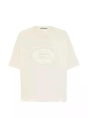 C.P. COMPANY Crew-neck T-shirt - Neutrals