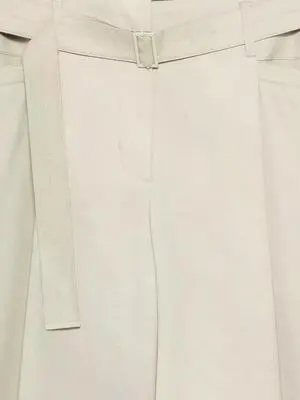 LOW CLASSIC Buckle Trousers - Neutrals