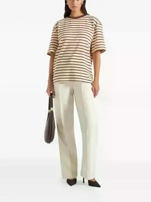Manière De Voir Relaxed-fit Striped Cotton T-shirt