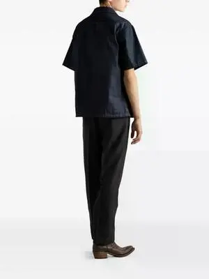 Prada Denim Bowling Shirt