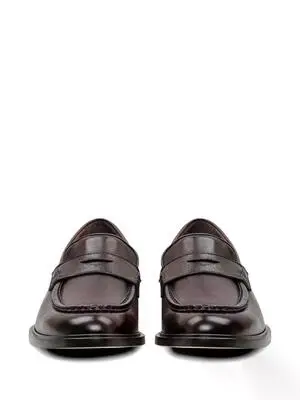 STURLINI FIRENZE Round-toe Penny Loafers - Brown
