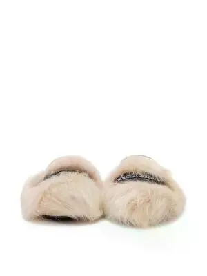 Dolce & Gabbana Round-toe Texture Mules