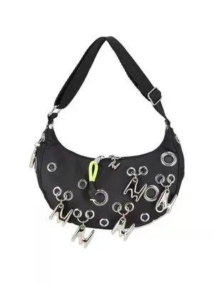 MSGM Eyelet Charm Shoulder Bag