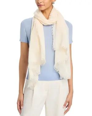 Vince Gauze Cotton Wrap - Chalk