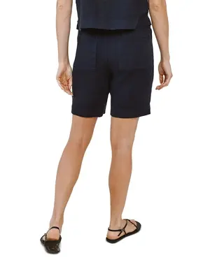 Bella Dahl Pleated Bermuda Shorts - Black