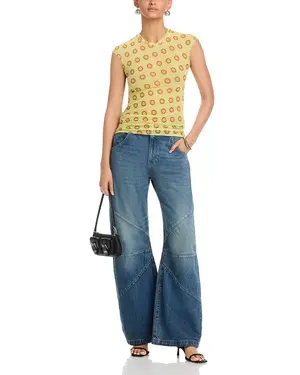 AFRM Nina Printed Top - Deco Dot