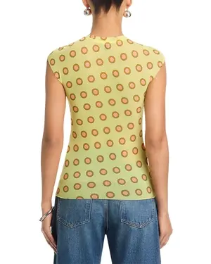AFRM Nina Printed Top - Deco Dot
