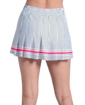 Lucky In Love Striped Performance Skirt