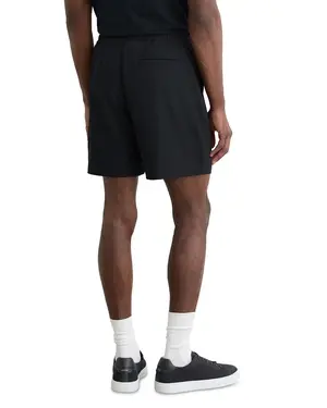 REISS Textured Drawstring Shorts - Navy