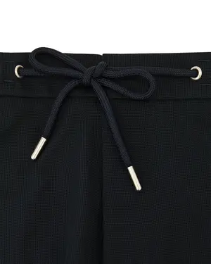REISS Textured Drawstring Shorts - Navy