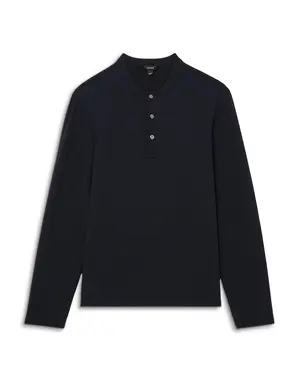 REISS Textured Henley Shirt