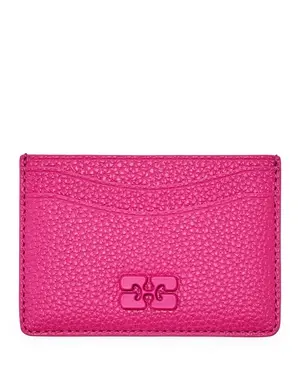 GANNI Bou Raspberry Card Holder - Cabaret
