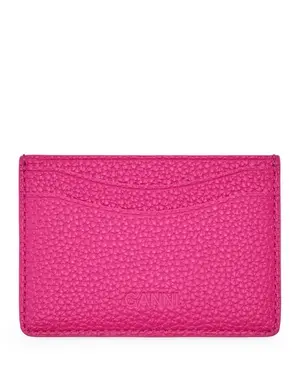 GANNI Bou Raspberry Card Holder - Cabaret
