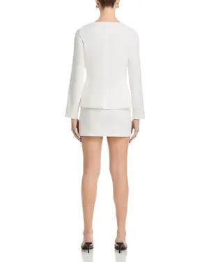 Aqua Mini Pencil Skirt