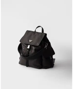 Prada Leather Backpack - Black