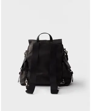 Prada Leather Backpack - Black