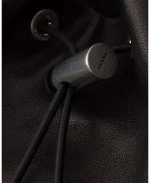 Prada Leather Backpack - Black