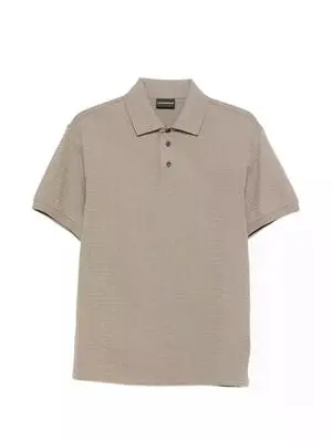 Emporio Armani Embossed Polo Shirt