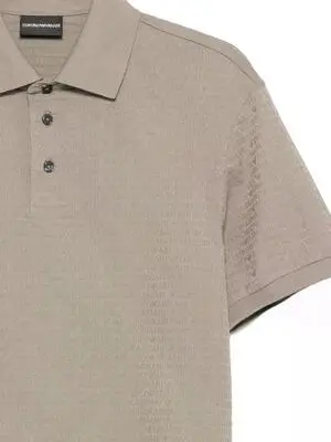 Emporio Armani Embossed Polo Shirt
