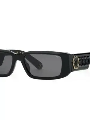 Philipp Plein Rectangle Sunglasses - Black