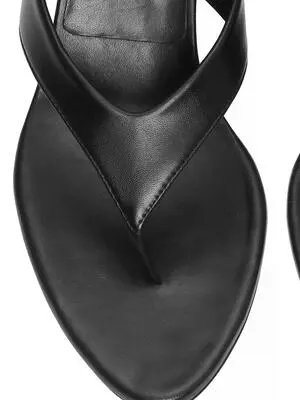 ROTATE BY BIRGER CHRISTENSEN Leather Mules - Black
