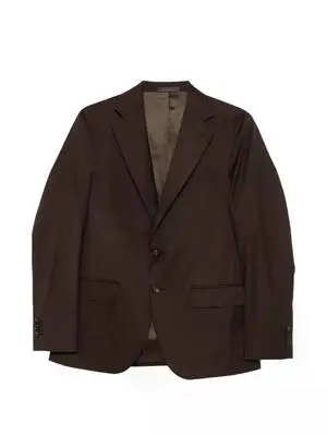 Caruso Button Jacket - Brown