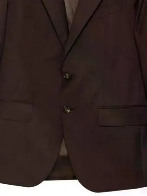 Caruso Button Jacket - Brown