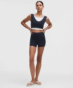 Lululemon Bend This Boat And Scoop Bra - True Navy
