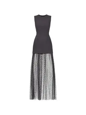 Alexis Polka-dot Pleated Dress