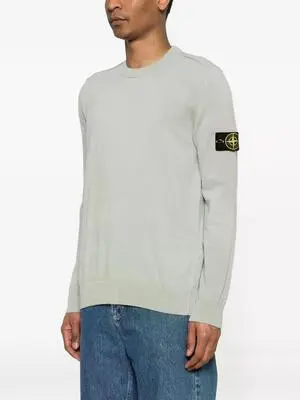 Stone Island Logo-patch Sweater - Grey
