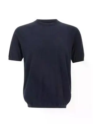 KANGRA Short-sleeve Ribbed Sweater