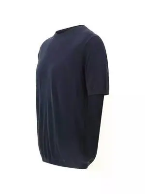 KANGRA Short-sleeve Ribbed Sweater