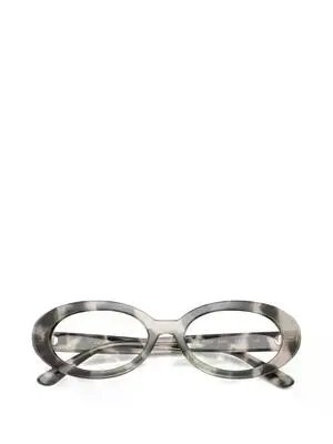 Ray-ban Tortoiseshell-pattern Oval Frame Glasses