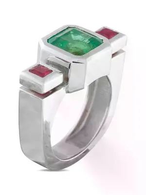 LB EXCLUSIVE Emerald And Ruby Ring